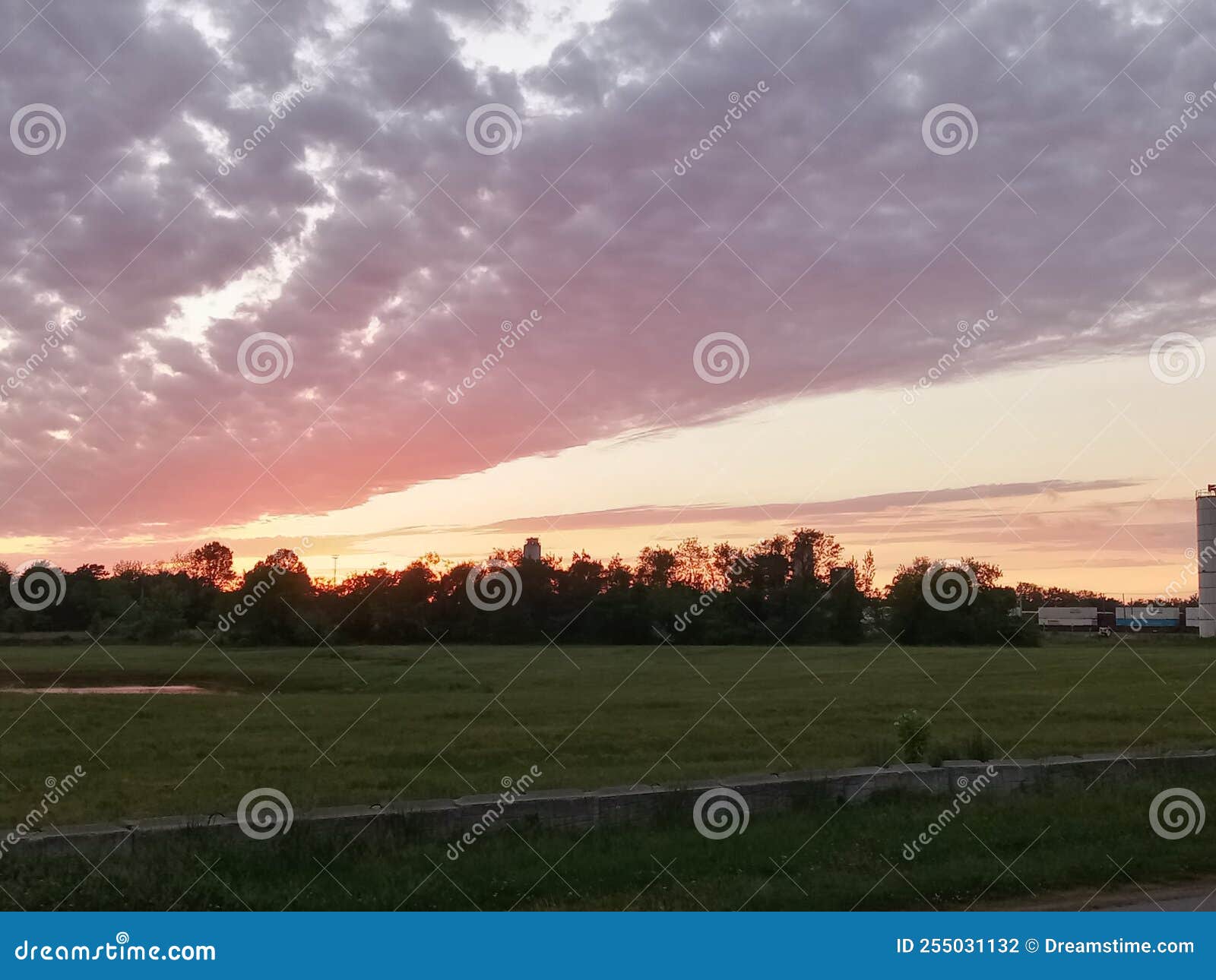 Front coming in stock photo. Image of storm, sunrise - 255031132