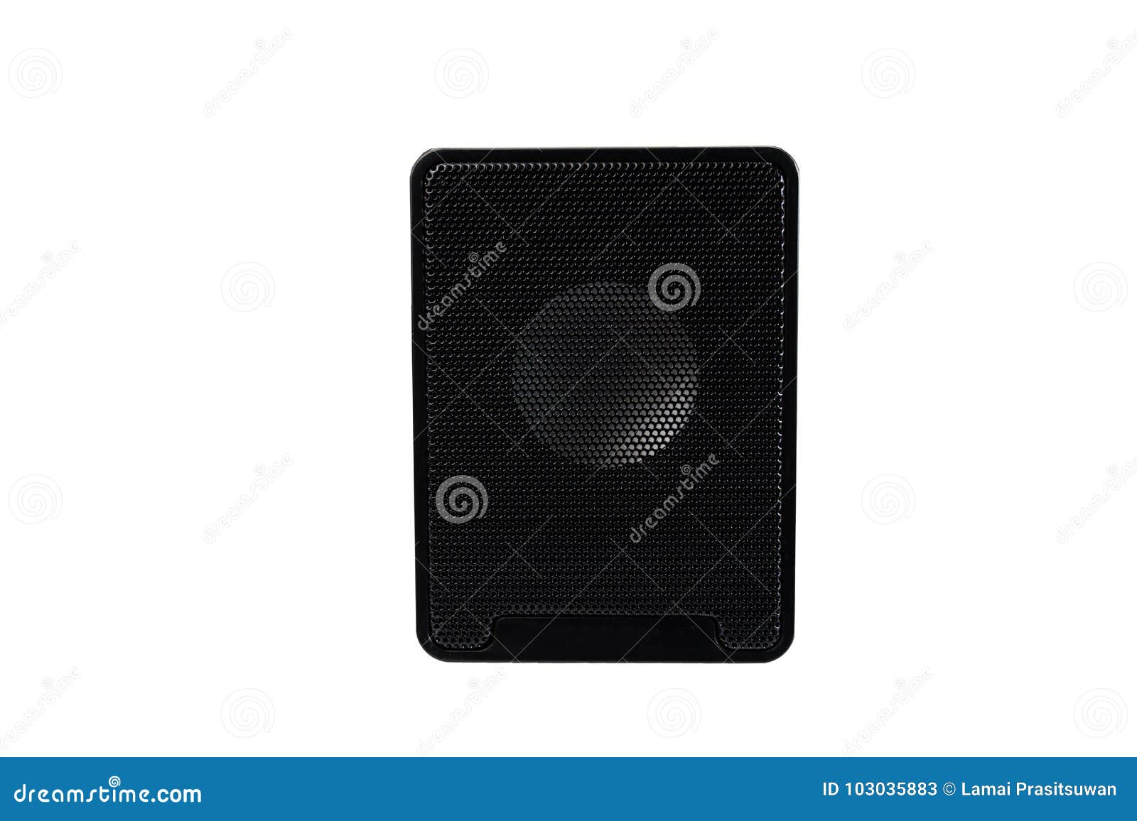Front of computer speaker stock image. Image of design - 103035883