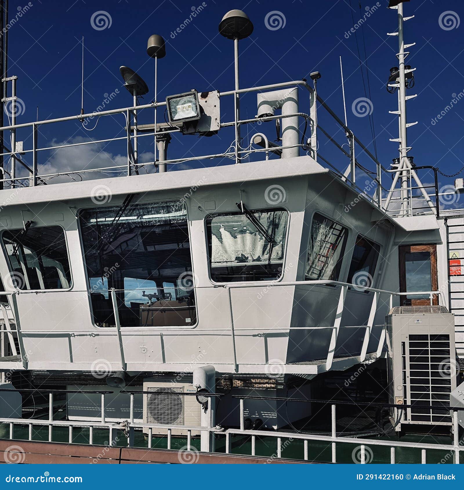 Front deck on a ferry stock photo. Image of marina, boat - 291422160
