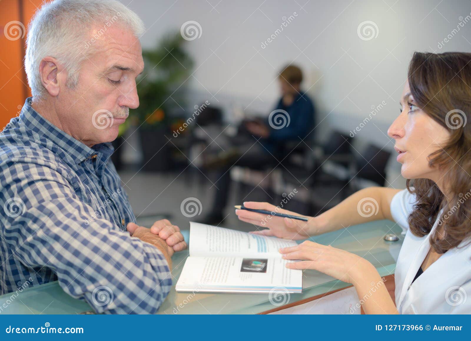 In the front desk stock photo. Image of complaint, desk - 127173966