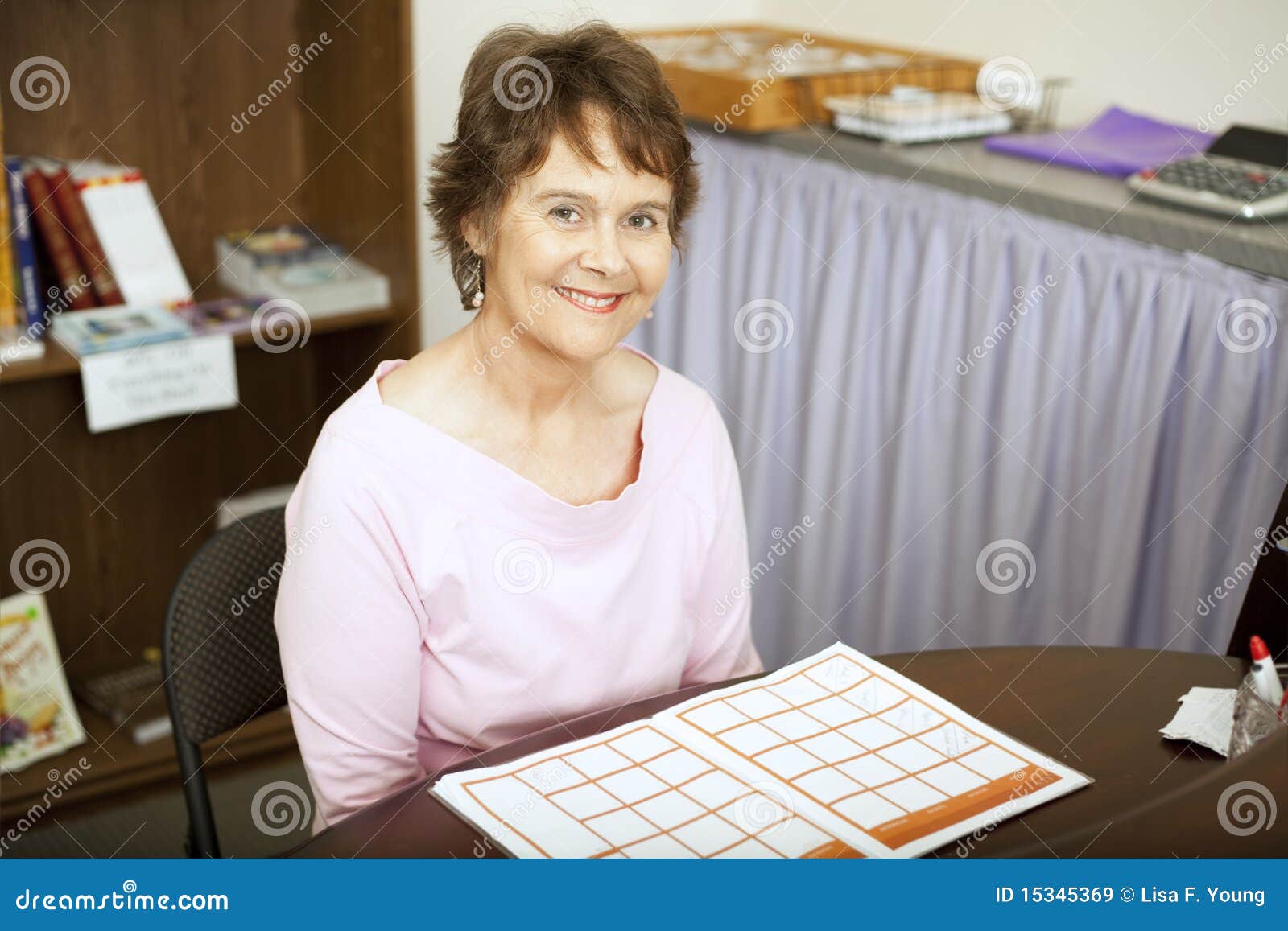 Front Desk Worker stock image. Image of desk, aged, owner - 15345369
