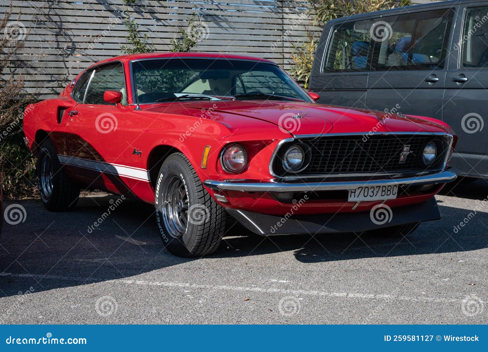 Front Detail of a Ford Mustang Match 1. Editorial Photography - Image ...