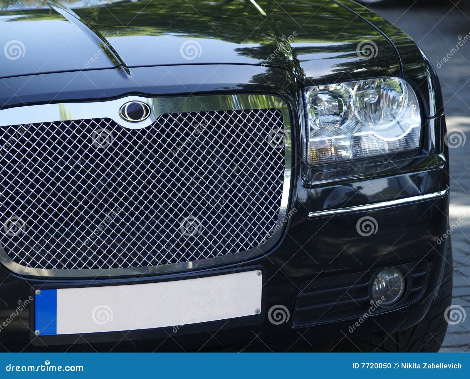 Front detail of limousine stock photo. Image of wedding - 7720050
