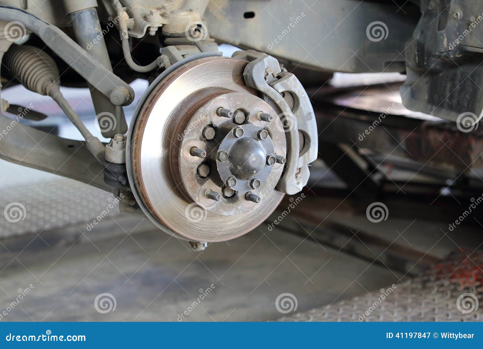 Front Disk Brake Assembly Repair Stock Image - Image of assembly, pair ...