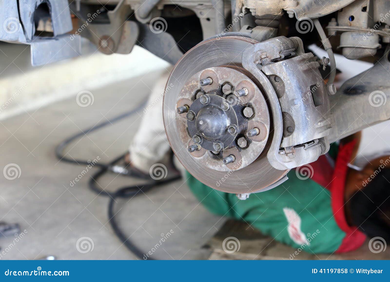 Front Disk Brake Assembly Repair Stock Photo - Image of rotor, genuine ...