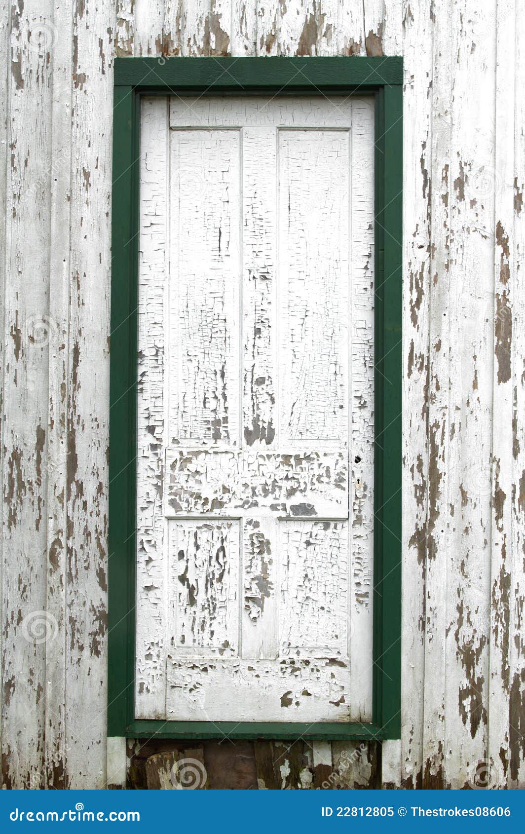 Front Door of an Abandoned House Stock Image - Image of scene, closed ...