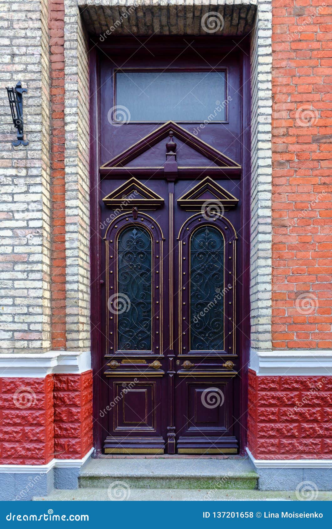 Doors With A Geometric Pattern Royalty-Free Stock Photography ...