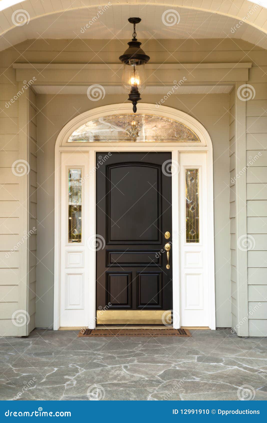Front Door to Home stock photo. Image of outside, architecture - 12991910