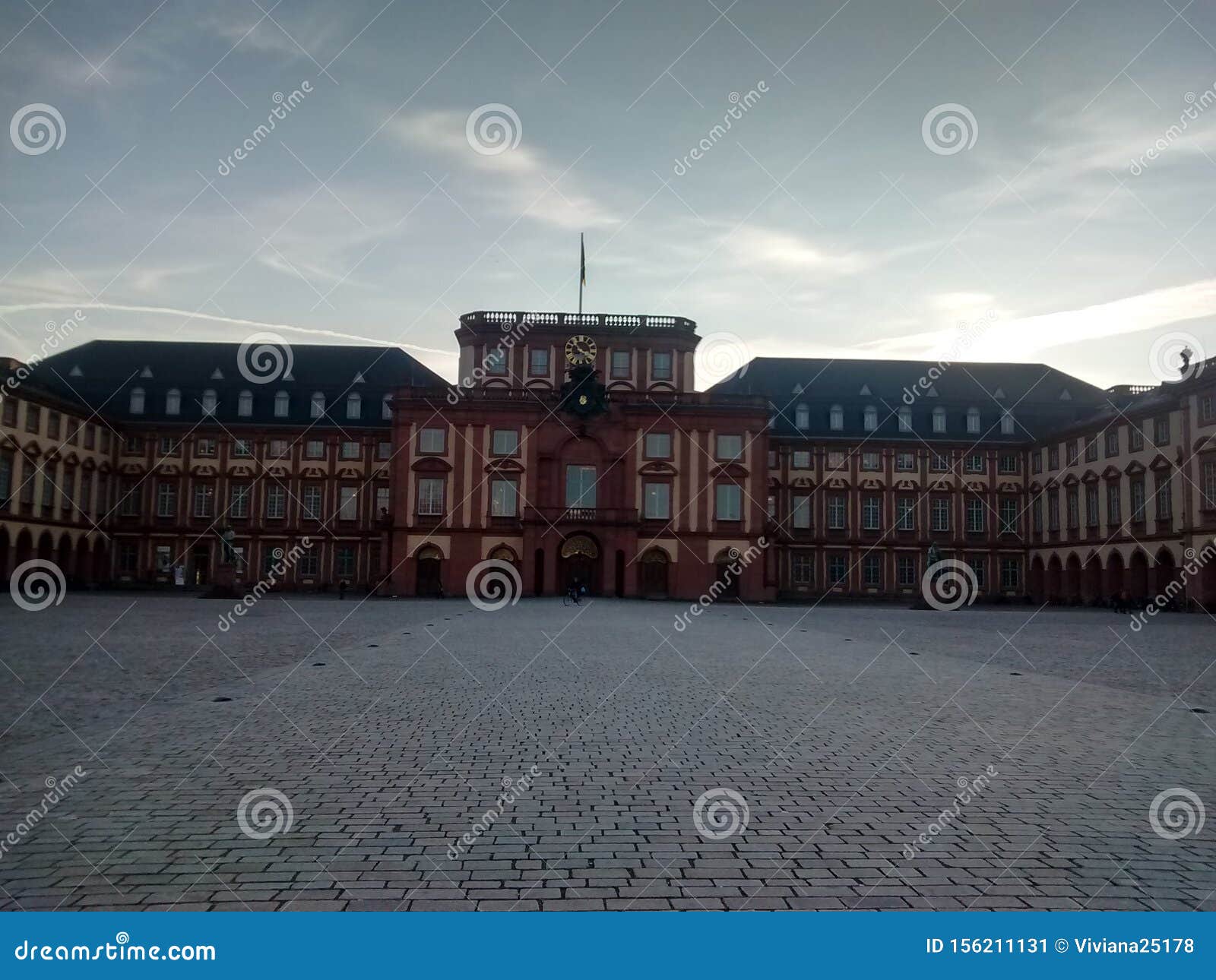 An Historic Building in Germany Stock Image - Image of front, driveway ...