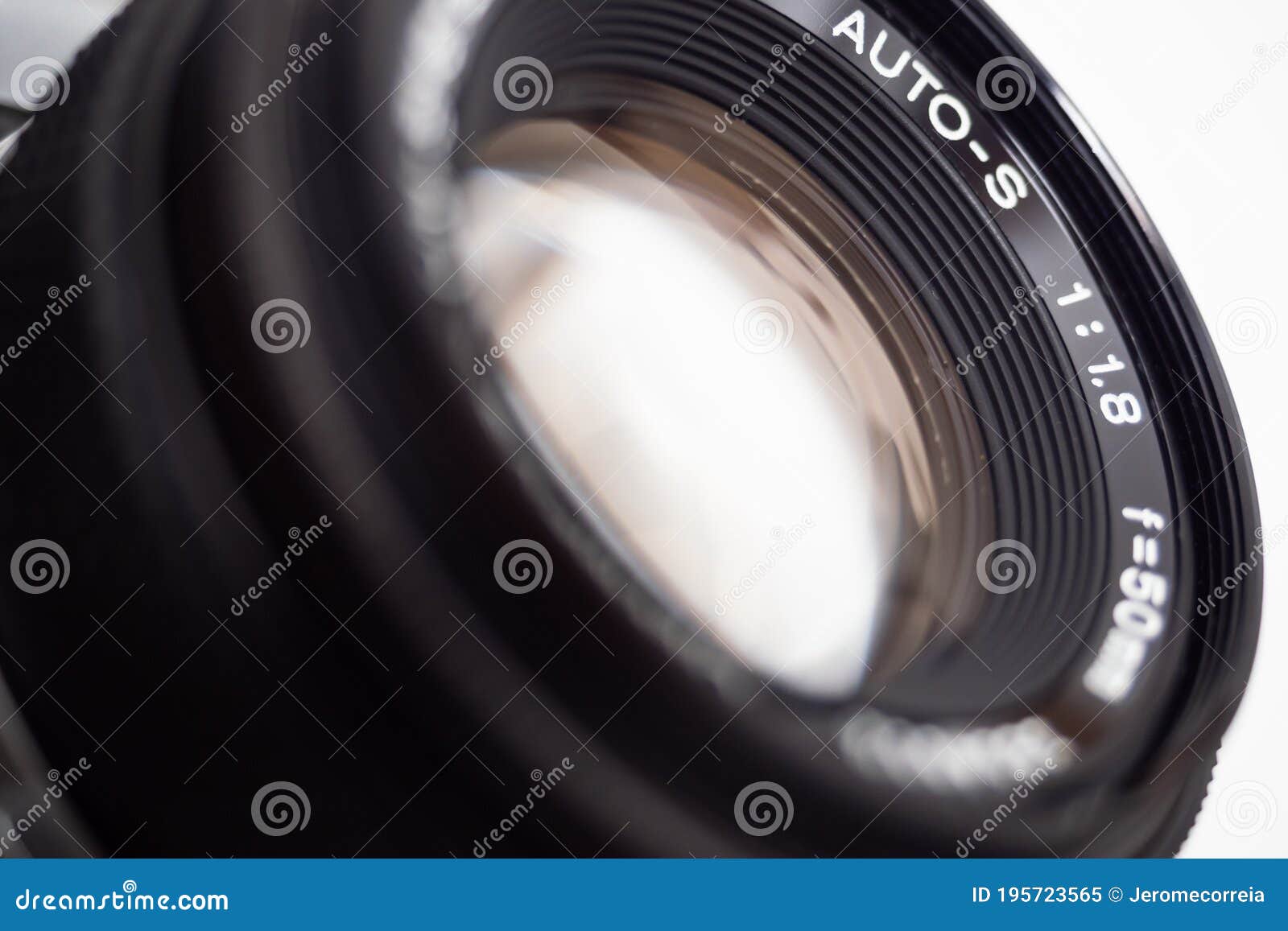 Front Element of a Camera Lens Stock Image - Image of reflections ...