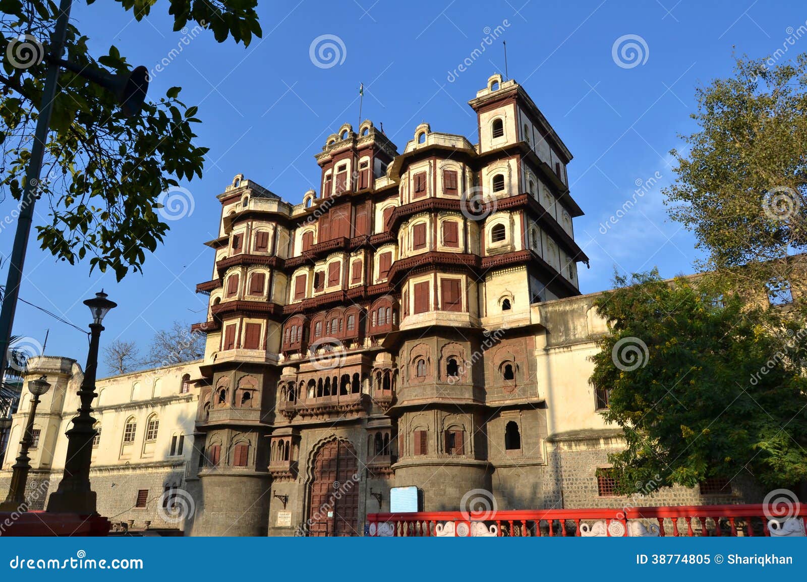 Front Elevation De Royal Palace Indore Imagen de archivo - Imagen de ...