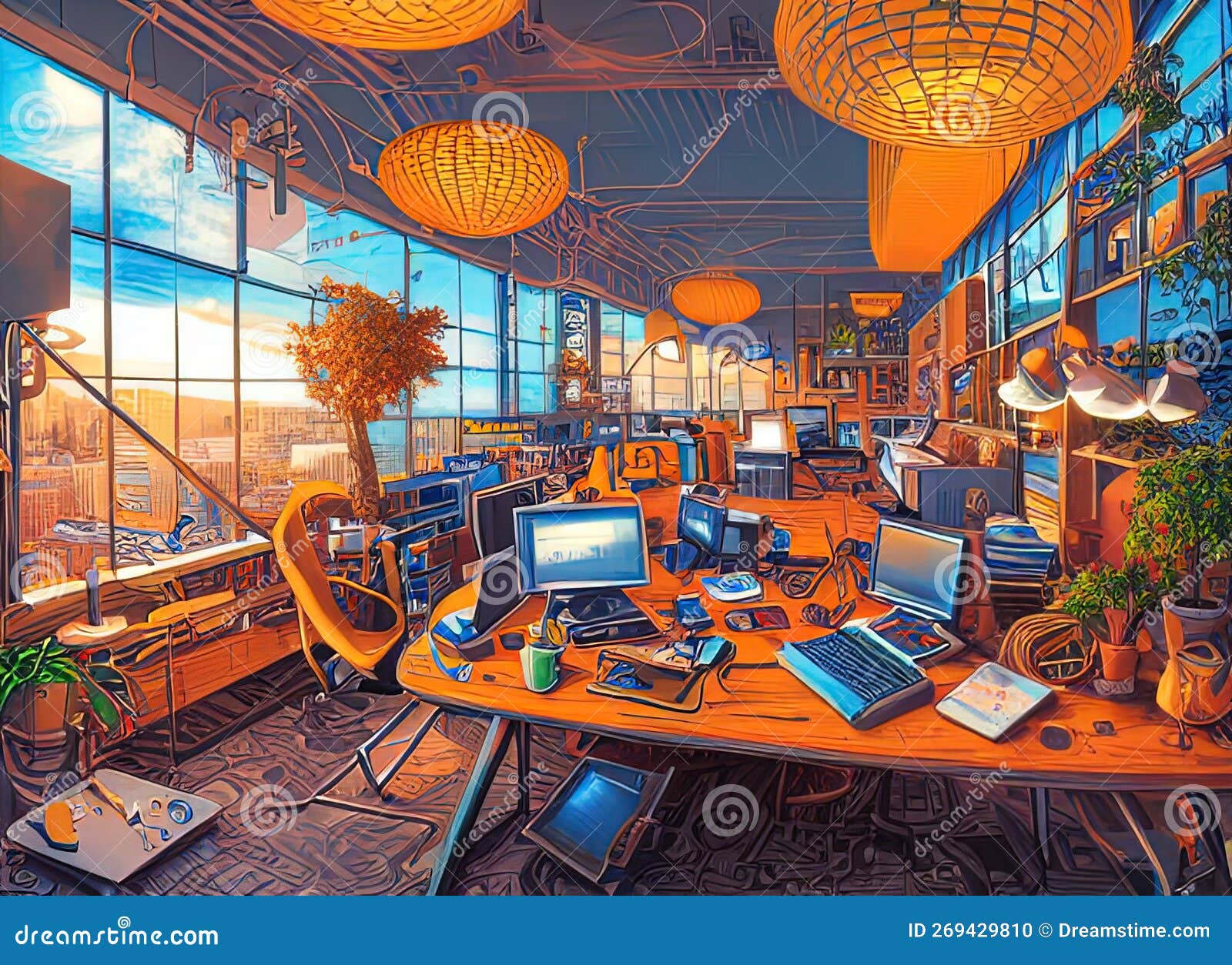 Front-End Developer Job Fictional Work Environment. Generative AI ...