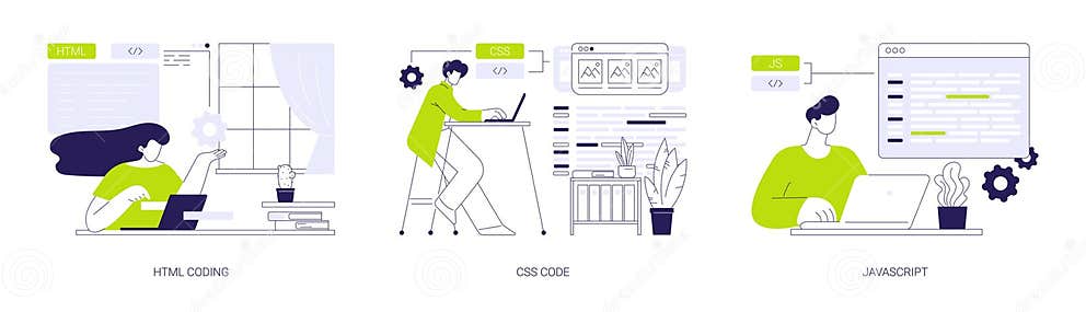 Front End Development Abstract Concept Vector Illustrations. Stock ... Front End Development Abstract Concept Vector Illustrations. Stock ...