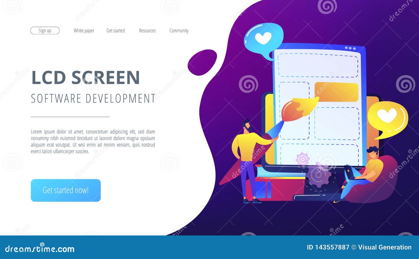 Front End Development it Concept Vector Illustration Stock Vector ...