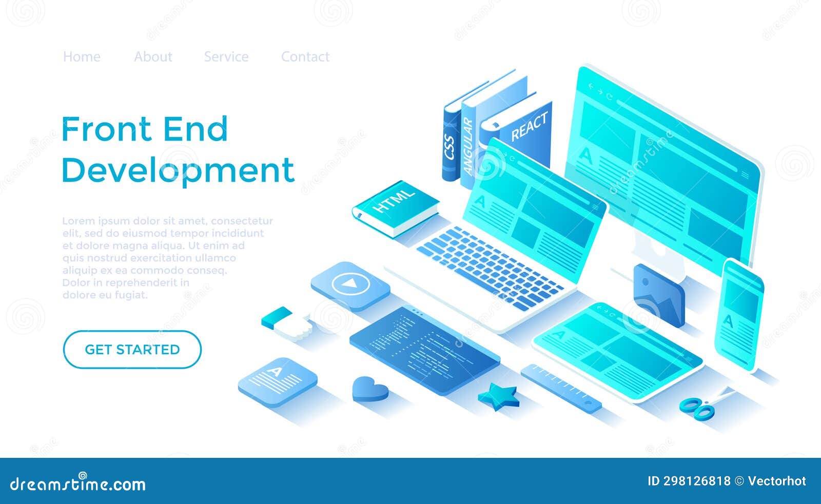 Front End Development Creating A Site Layout Template Converting Data Into A Graphical Ui Ux