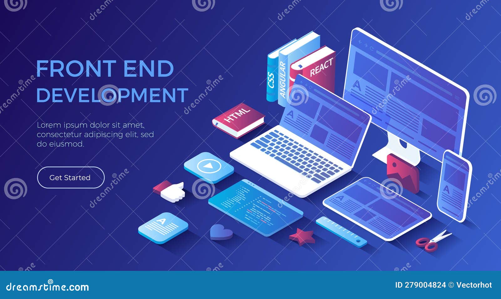 Site Layout For Design - Flyer Royalty-Free Stock Photo | CartoonDealer ...