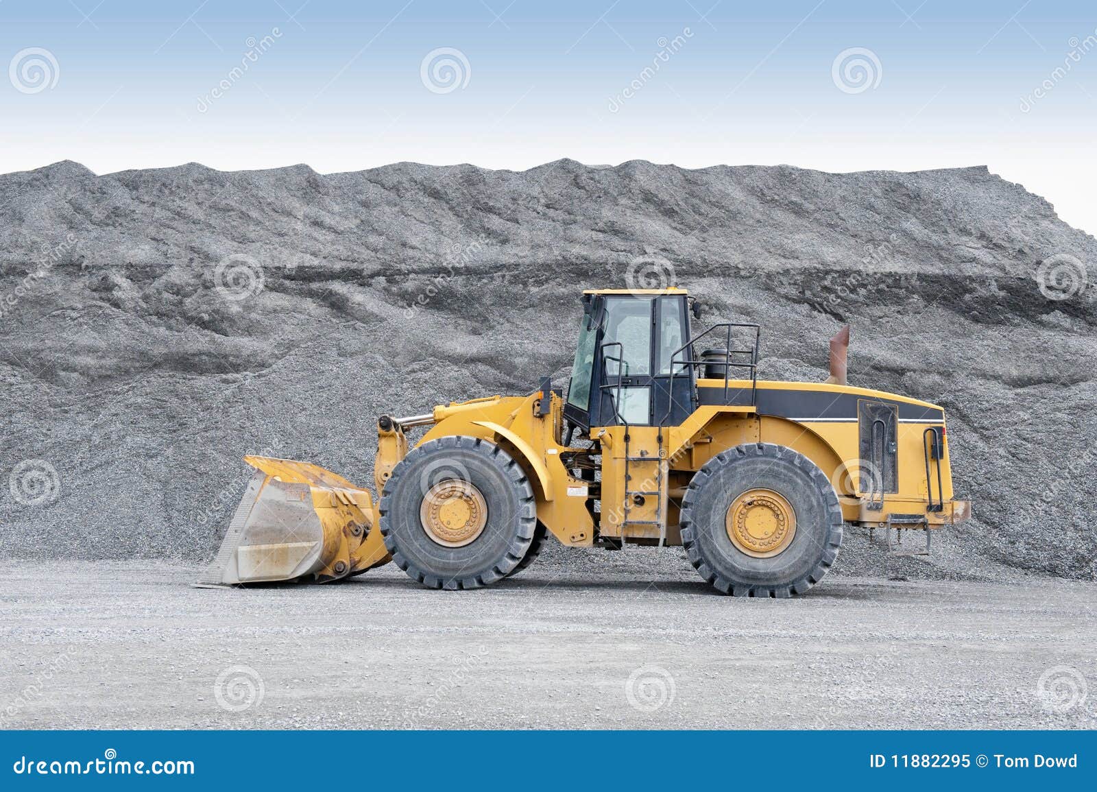Front end loader stock image. Image of construction, empty - 11882295
