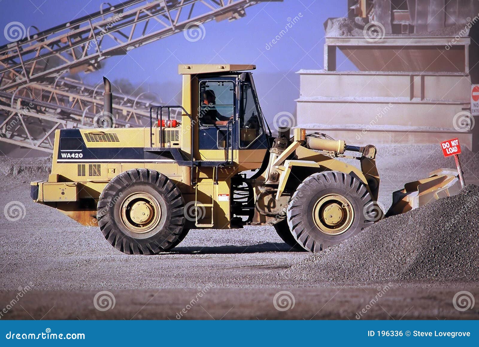 Front End Loader stock photo. Image of metal, heavy, lift - 196336
