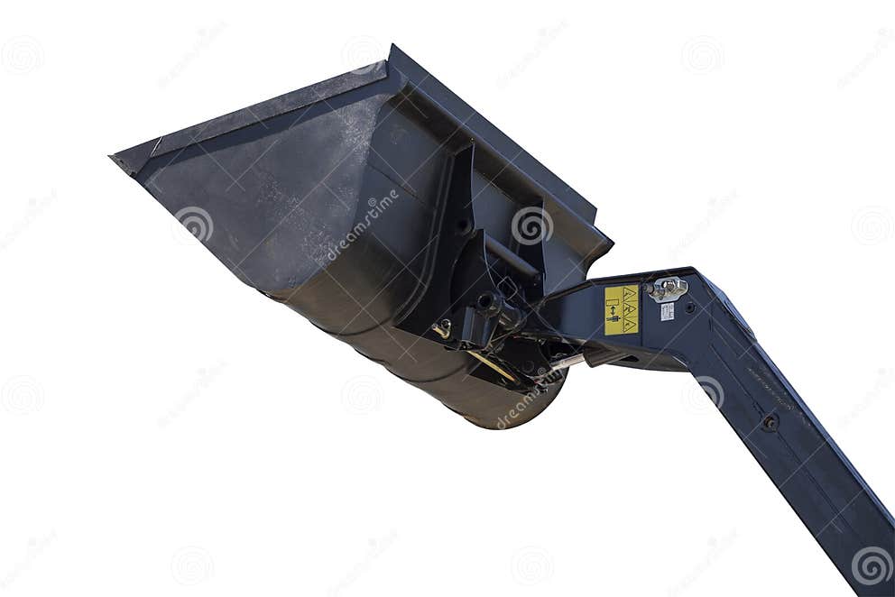 Front end loader bucket stock image. Image of crane, raise - 86281467