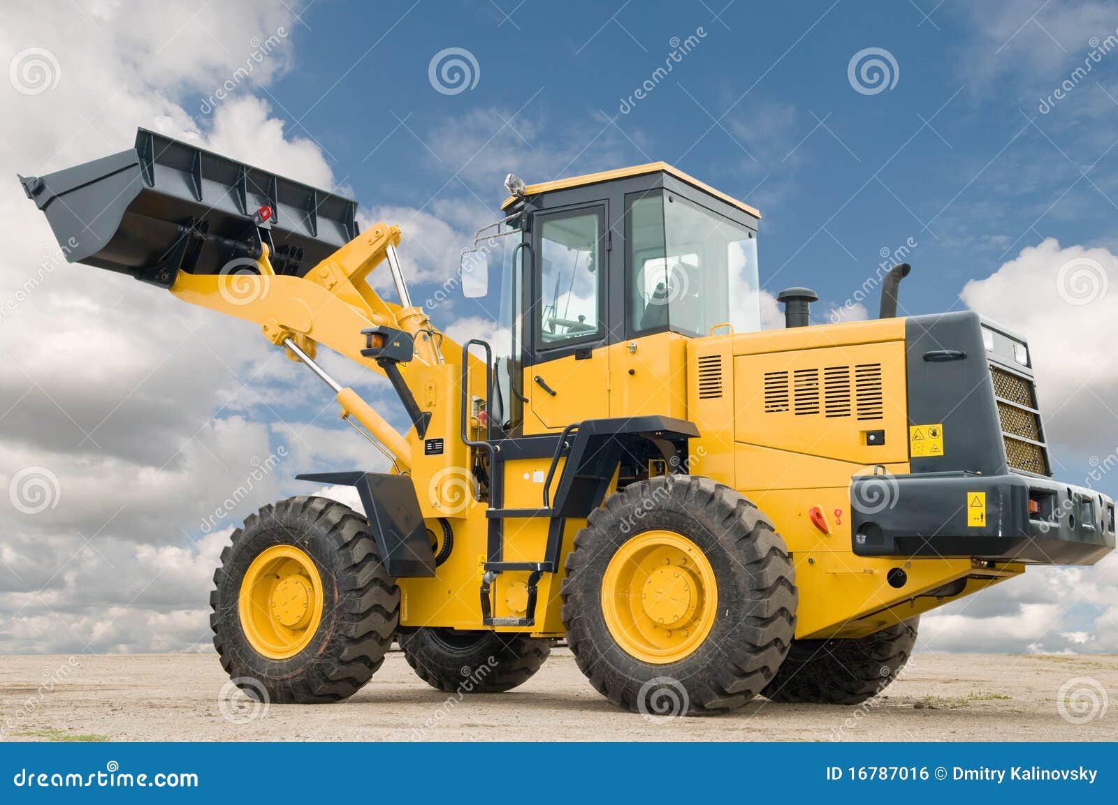 Front end loader machine stock photo. Image of front - 16787016