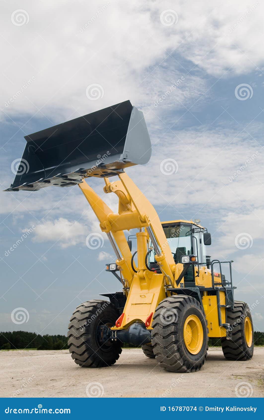 Front end loader machine stock photo. Image of mining - 16787074