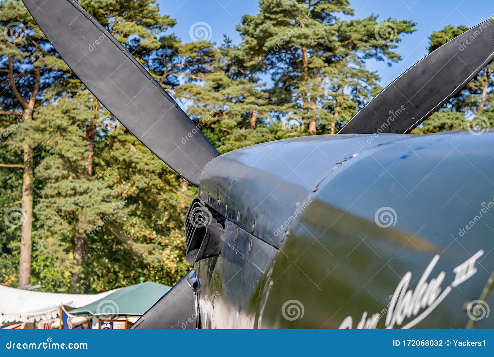 Looking Forward from the Cockpit of a World War Two Spitfire Editorial ...