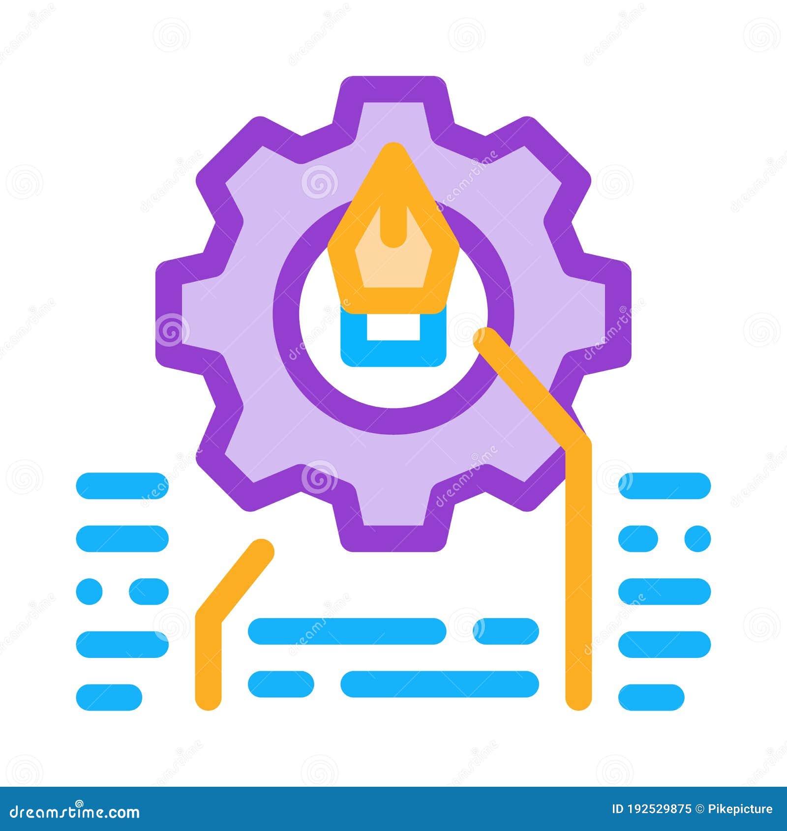 Front End Working and Design Icon Vector Outline Illustration Stock ...