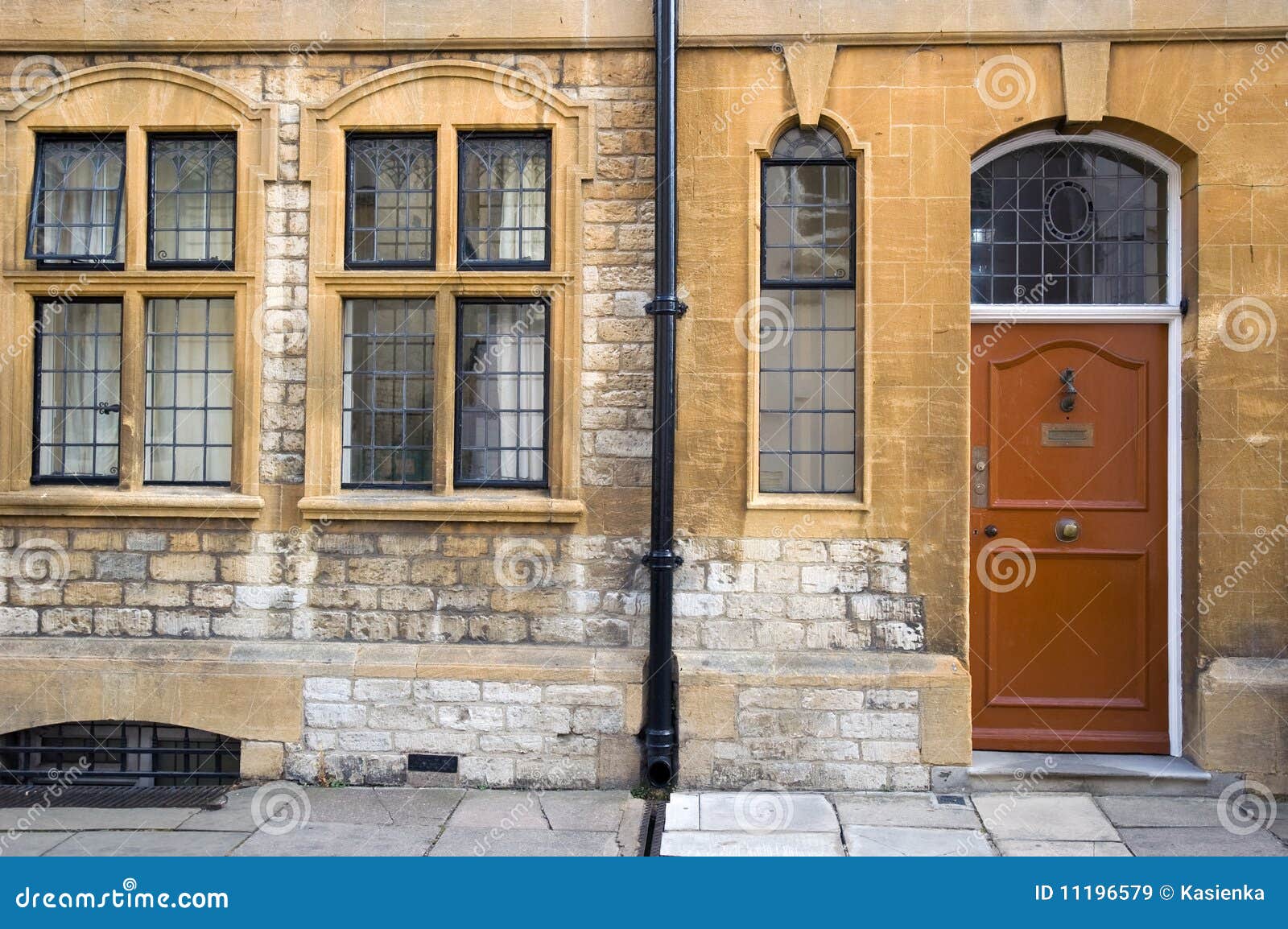 Front of English house stock image. Image of front, classic - 11196579