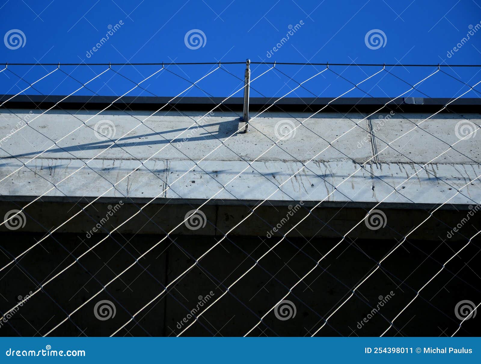 In Front of the Facade with the Balconies is a Tensioned Cable Network ...