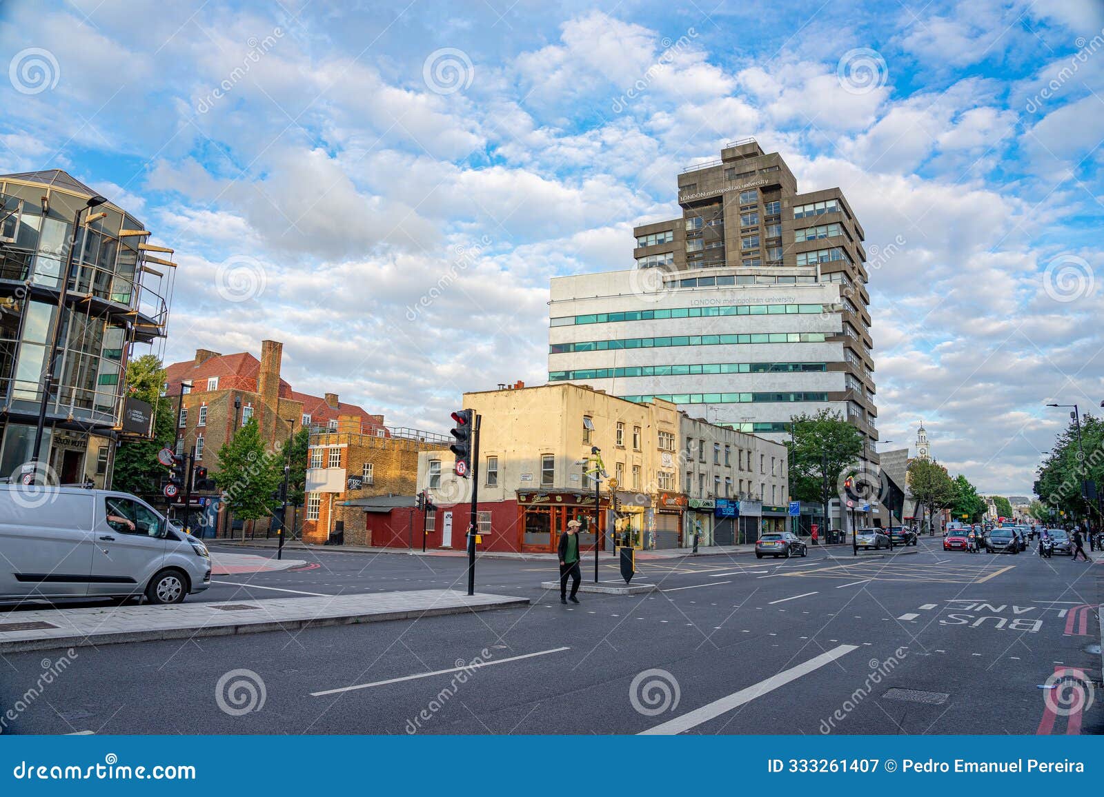 Front Facade of the London Metropolitan University Building in Central ...