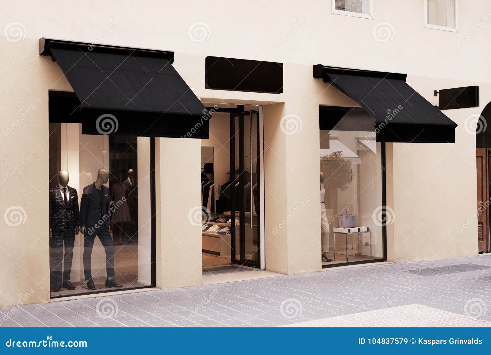 Front of the fancy store stock image. Image of fancy - 104837579