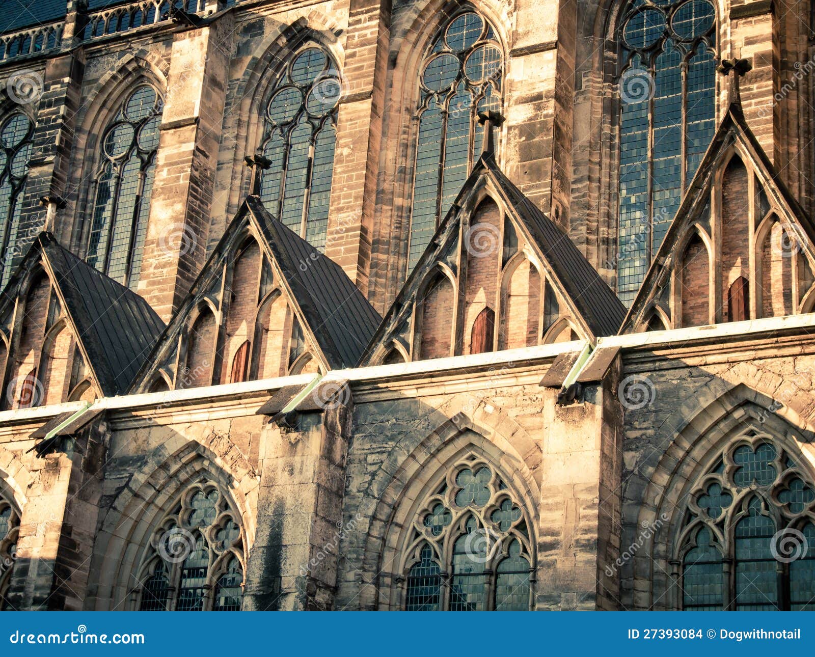 Front of gothic cathedral stock photo. Image of building - 27393084