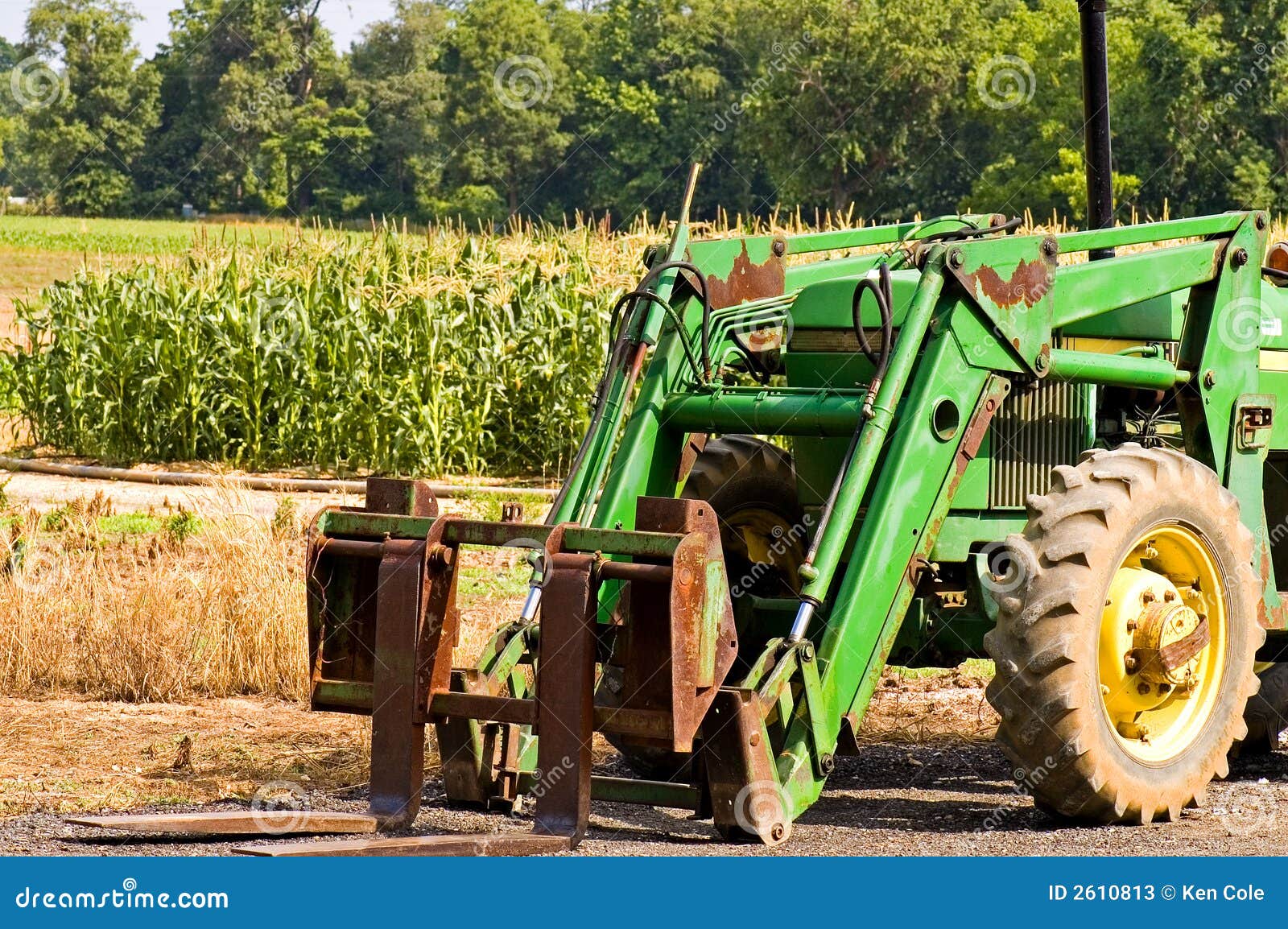 Farm M Tractor With A Farmhand Front End Loader Editorial Photo ...