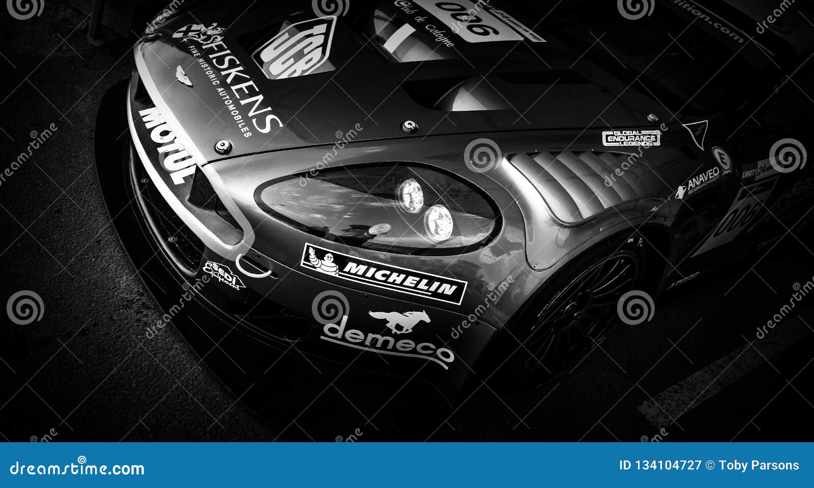 The Front Headlight of a Racing Car Editorial Photography - Image of ...