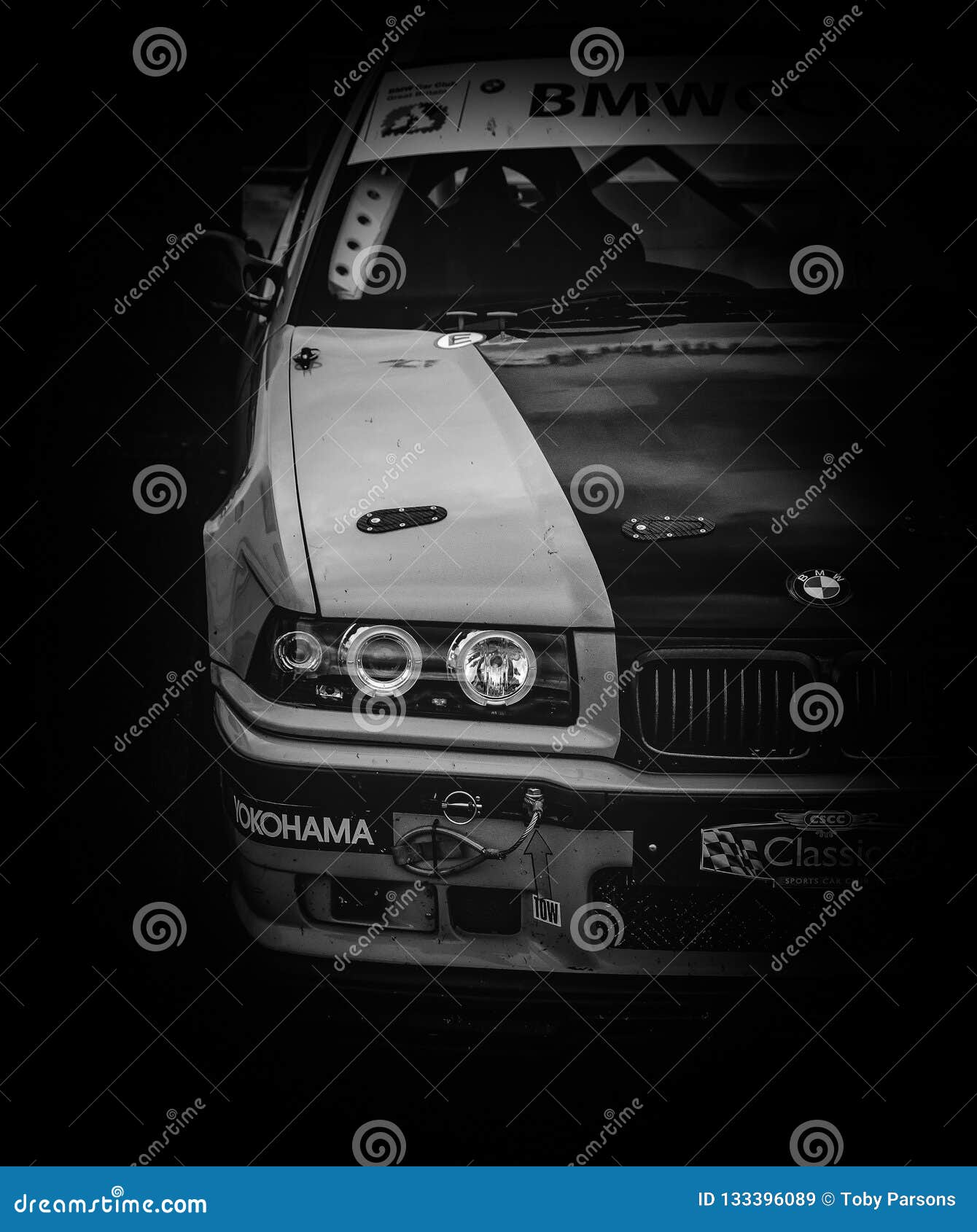 The Front Headlight of a Racing Car Editorial Stock Image - Image of ...
