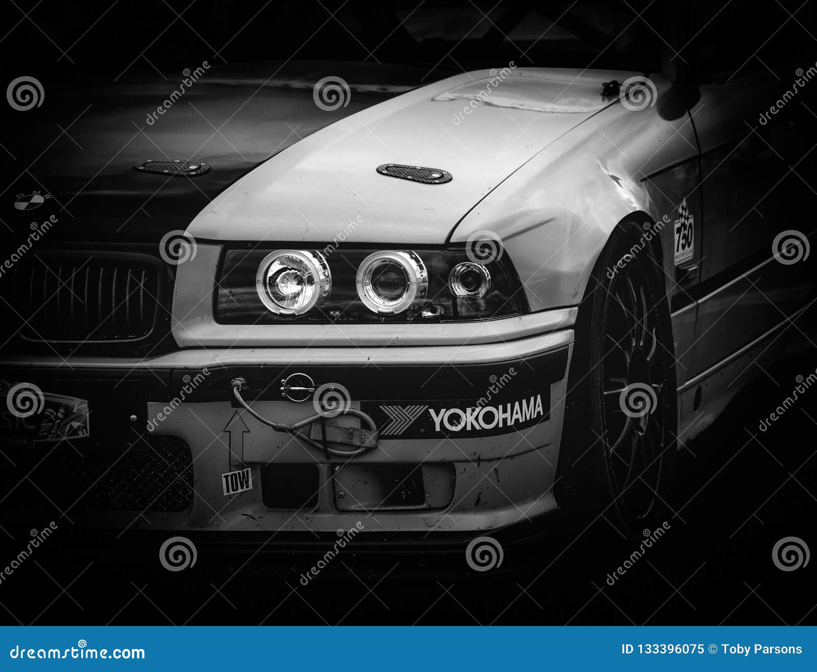 The Front Headlight of a Racing Car Editorial Image - Image of race ...