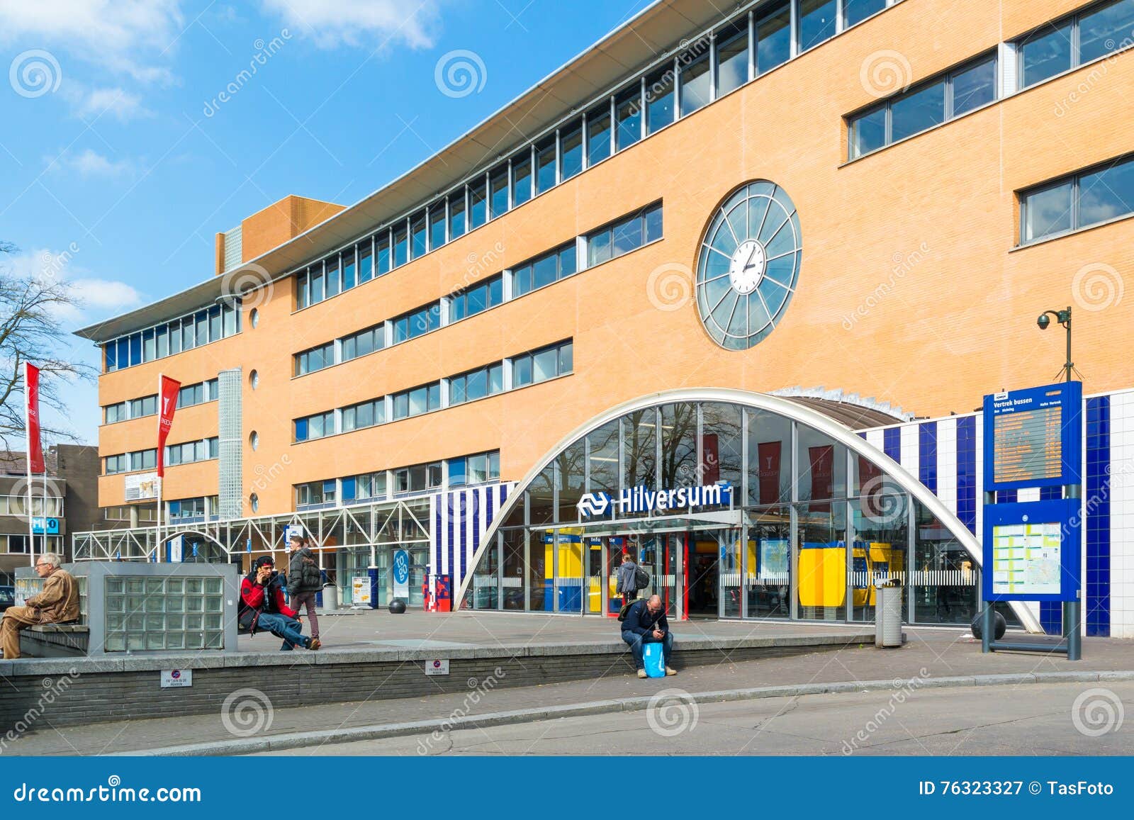 Front of Hilversum Train Station, Netherlands Editorial Photography ...