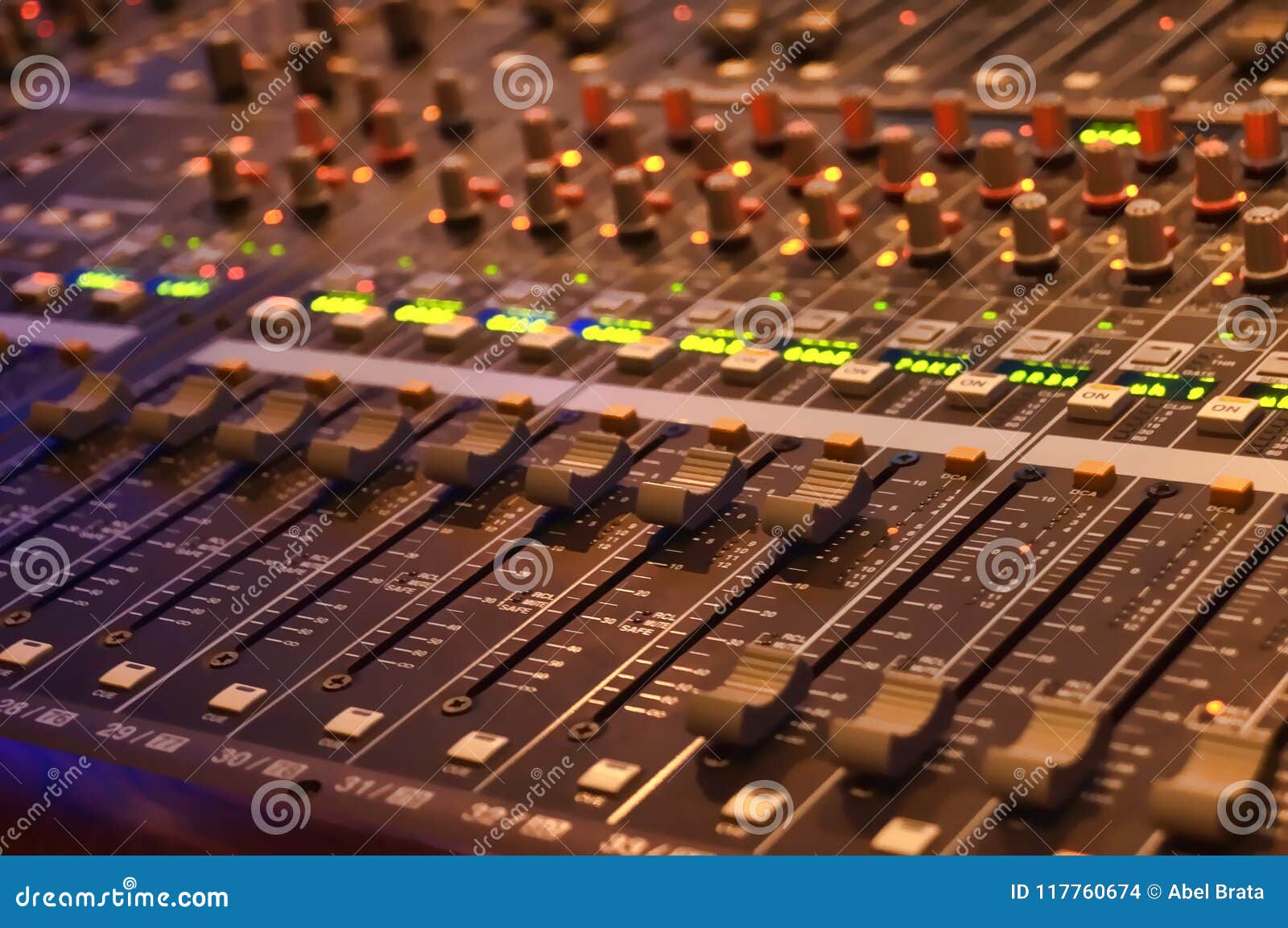 Studio Mixer stock photo. Image of front, mixers, audio - 117760674