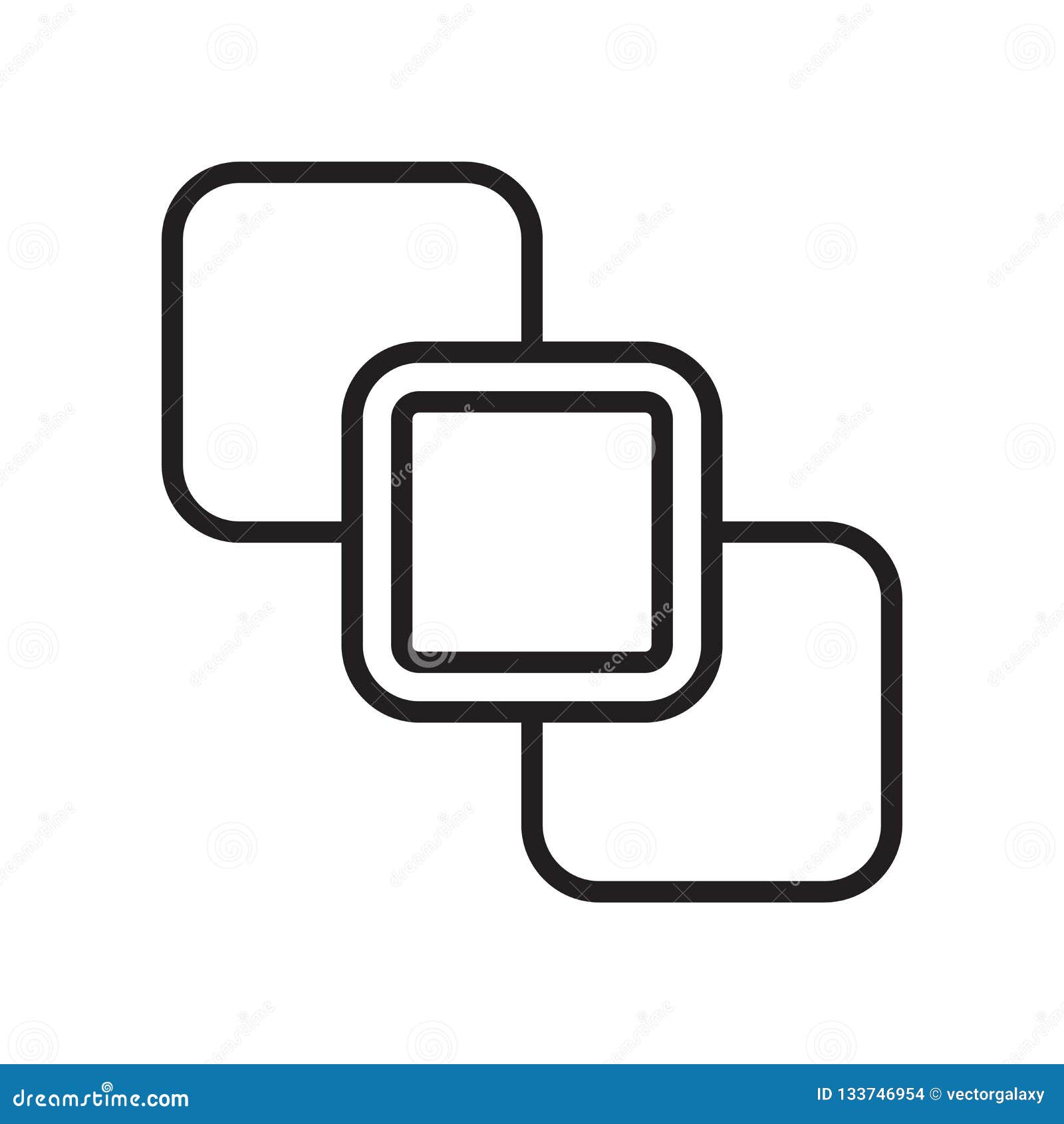 Front Icon Vector Sign and Symbol Isolated on White Background Stock ...