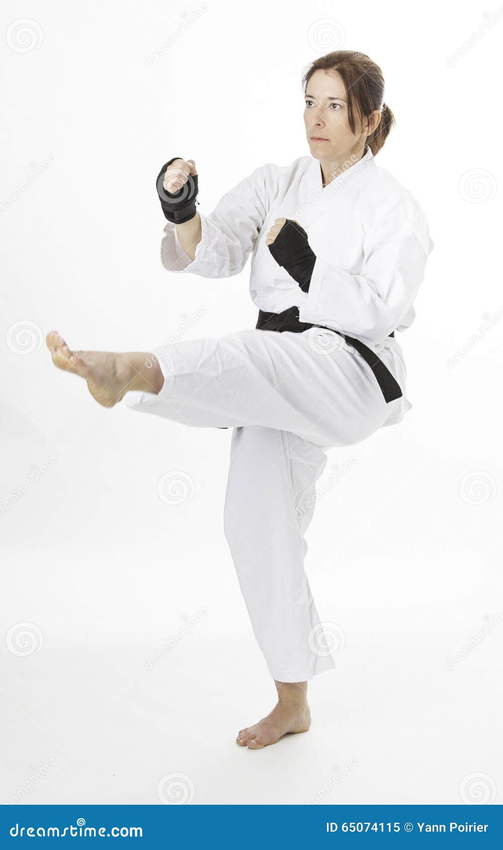 Front kick stock image. Image of attack, active, blow - 65074115