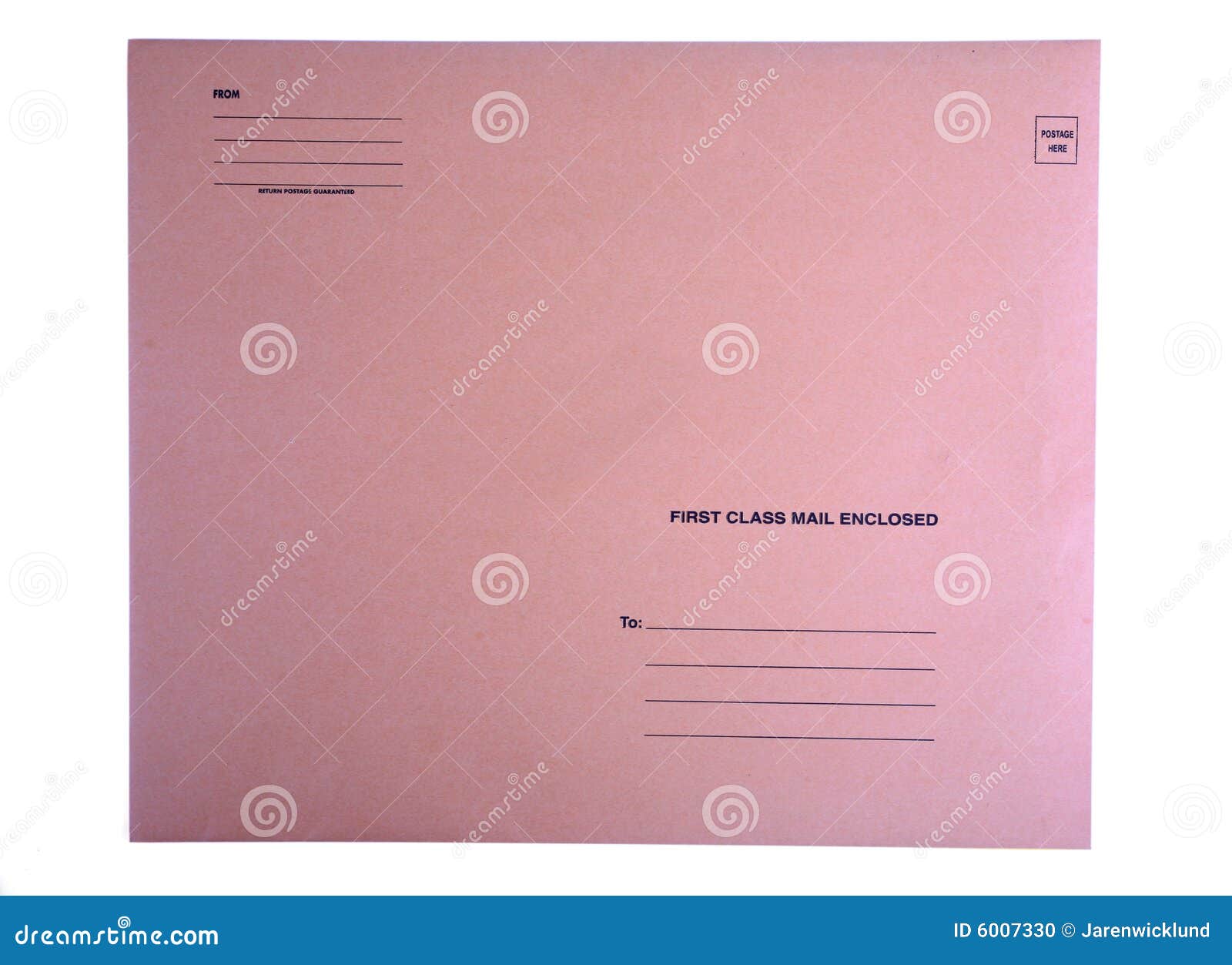 Front Of Large Envelope Stock Photo - Image: 6007330