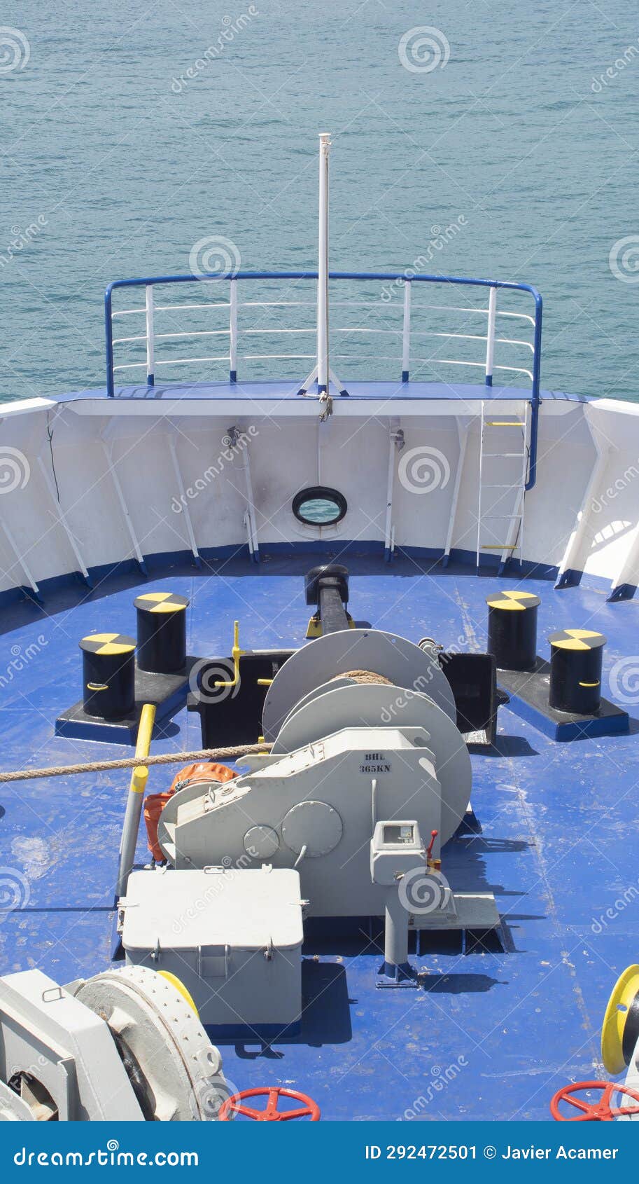 Front of a Large Ship Sailing Stock Image - Image of rope, cruise ...