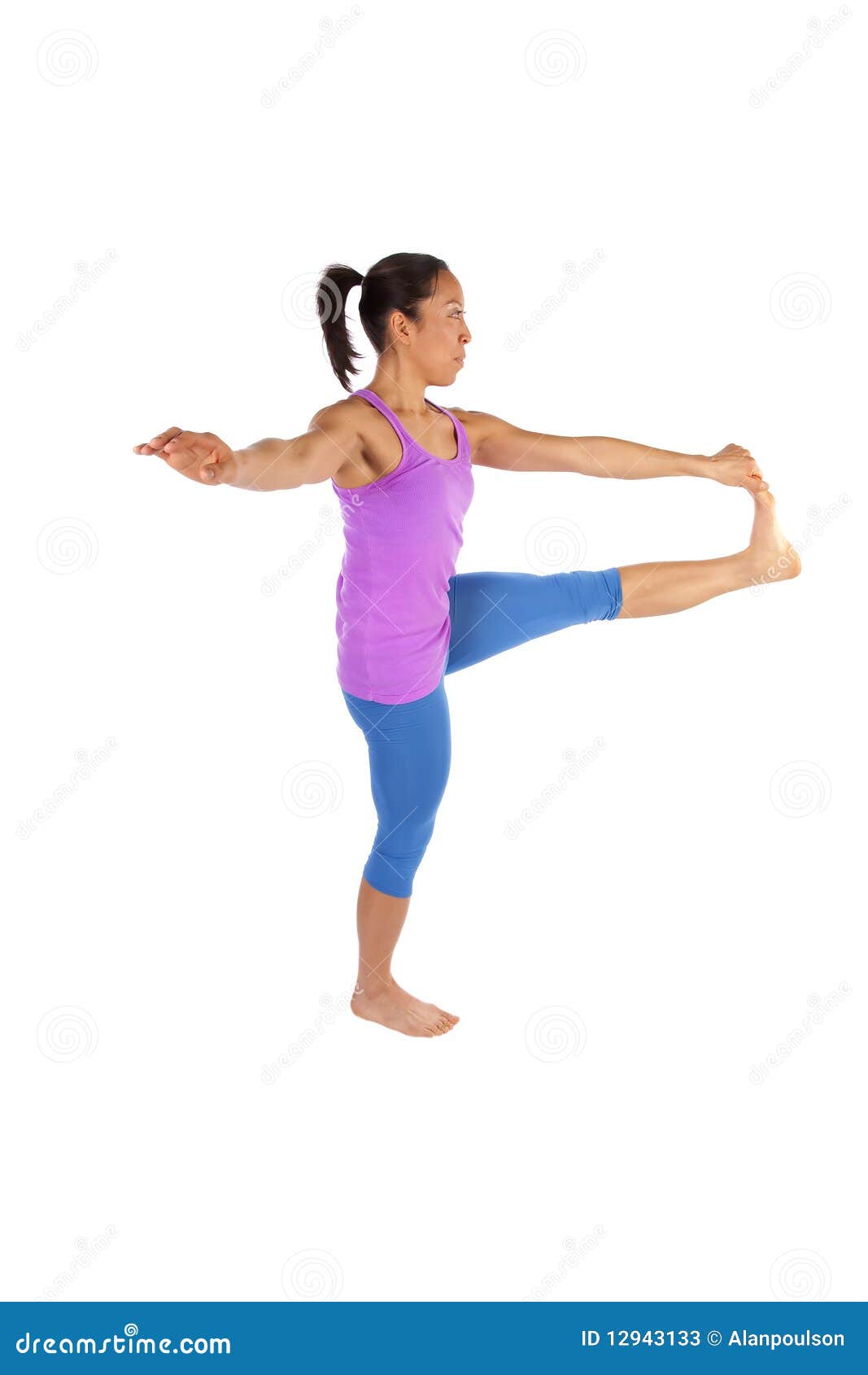 Front leg out yoga blue stock image. Image of japanese - 12943133
