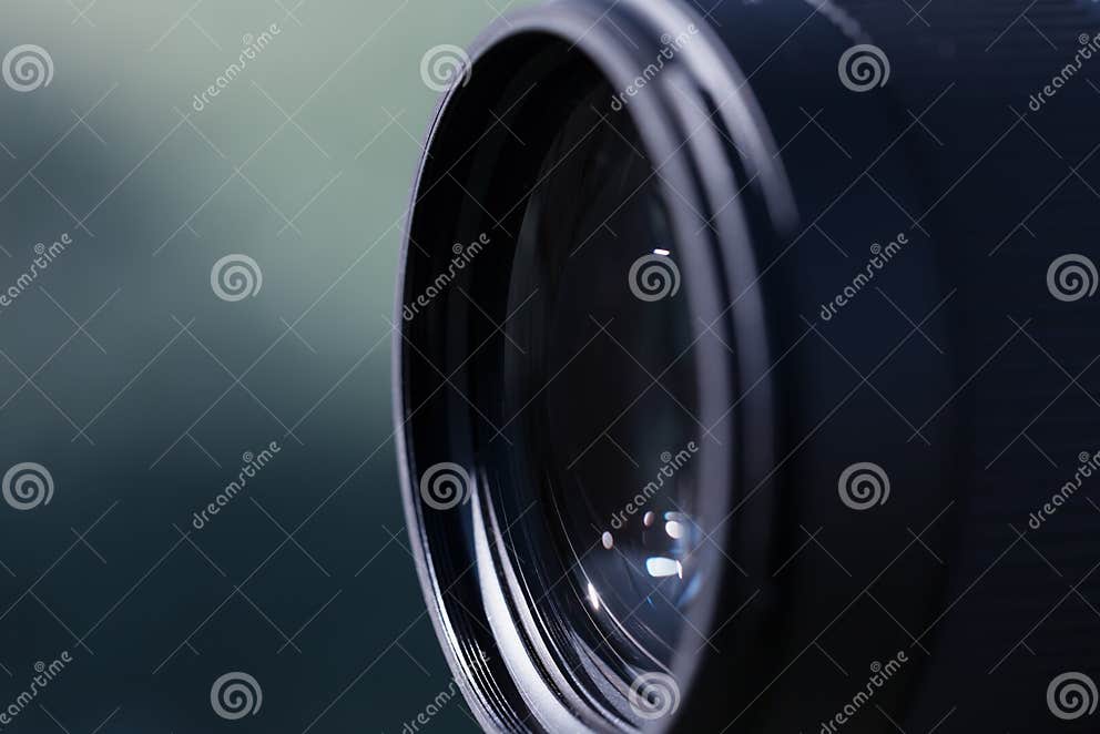 Front Lens of a Digital Camera Lens Stock Photo - Image of lens, front ...