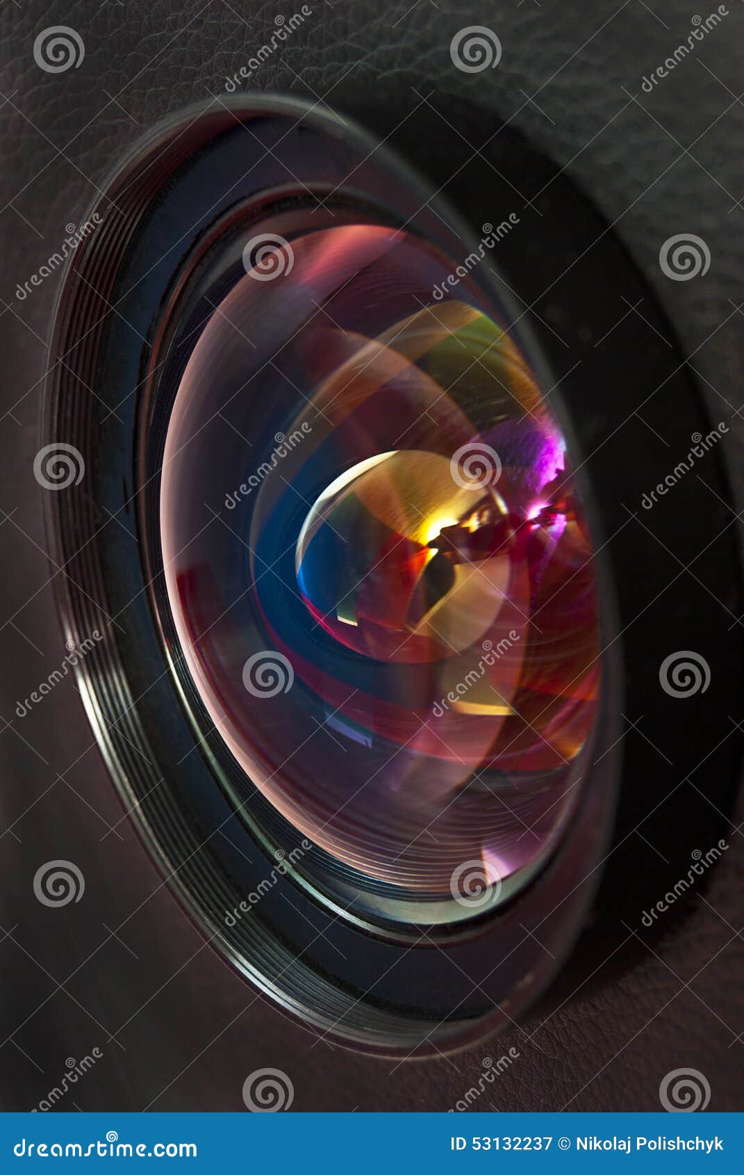 The Front Lens of the Optical Device. Stock Image - Image of lens, eyes ...