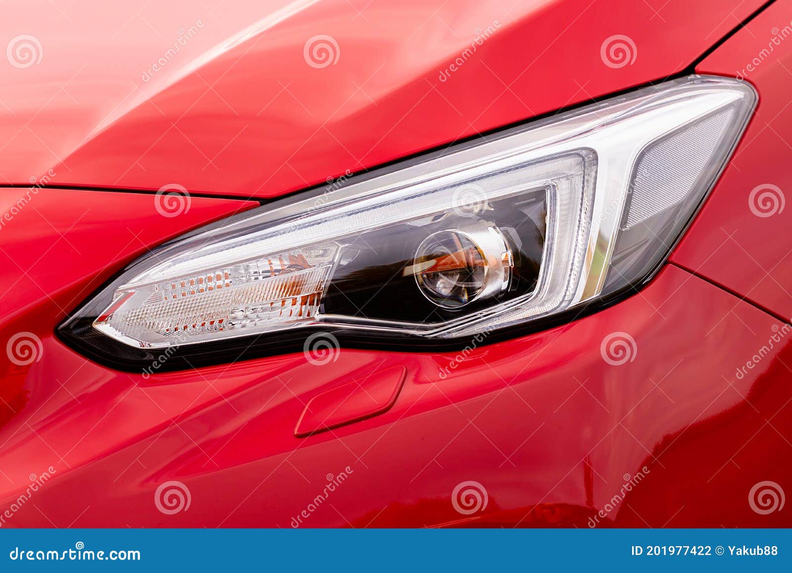 Front light of a car stock photo. Image of technology - 201977422