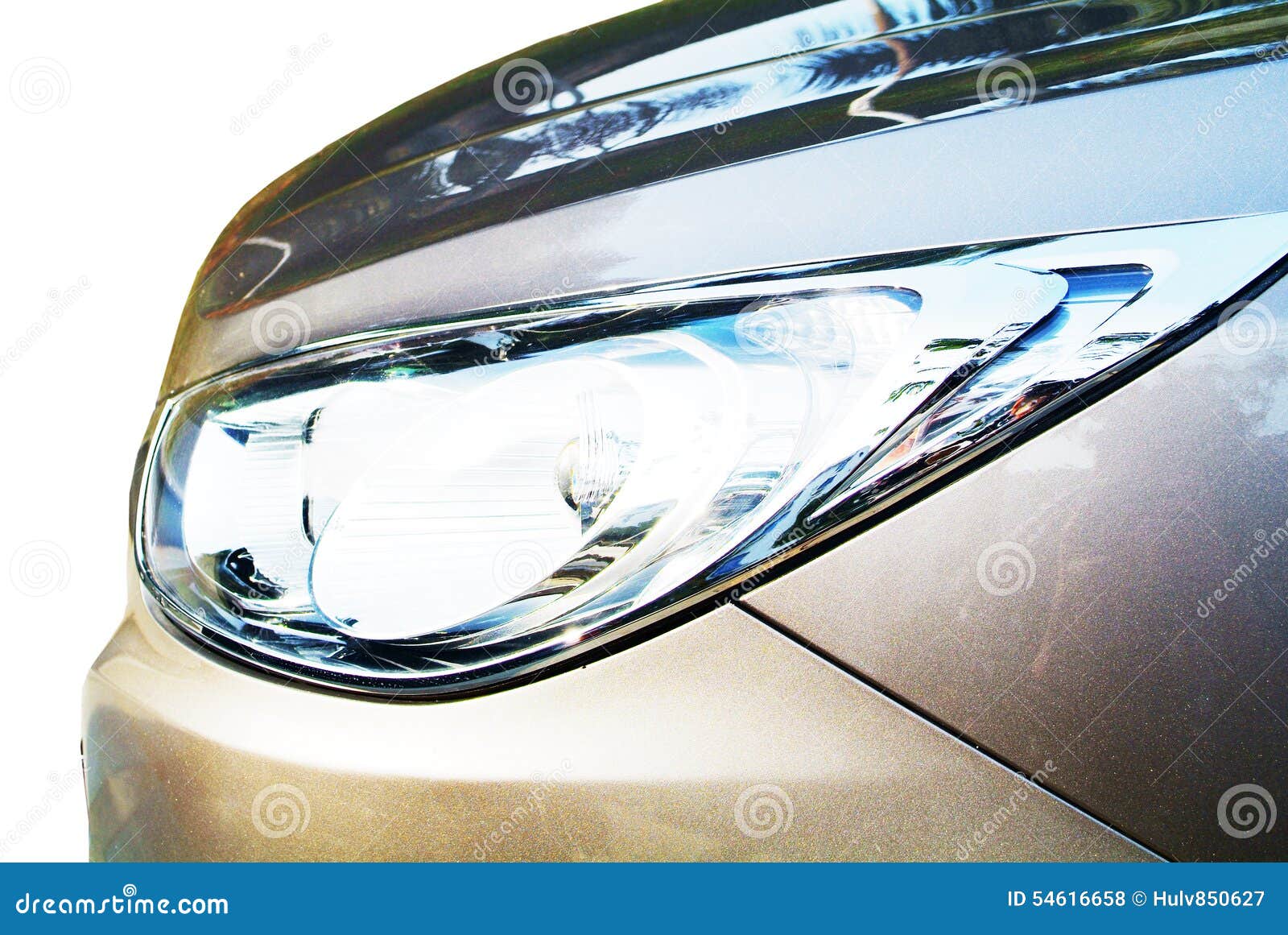 Front light stock photo. Image of headlights, lamp, auto - 54616658