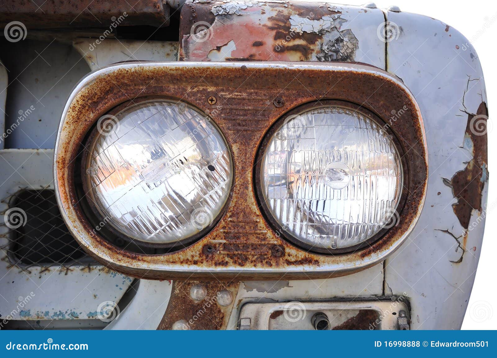 Front Light Trucks.Truck Old Rusty Steel. Stock Photo - Image of icon ...