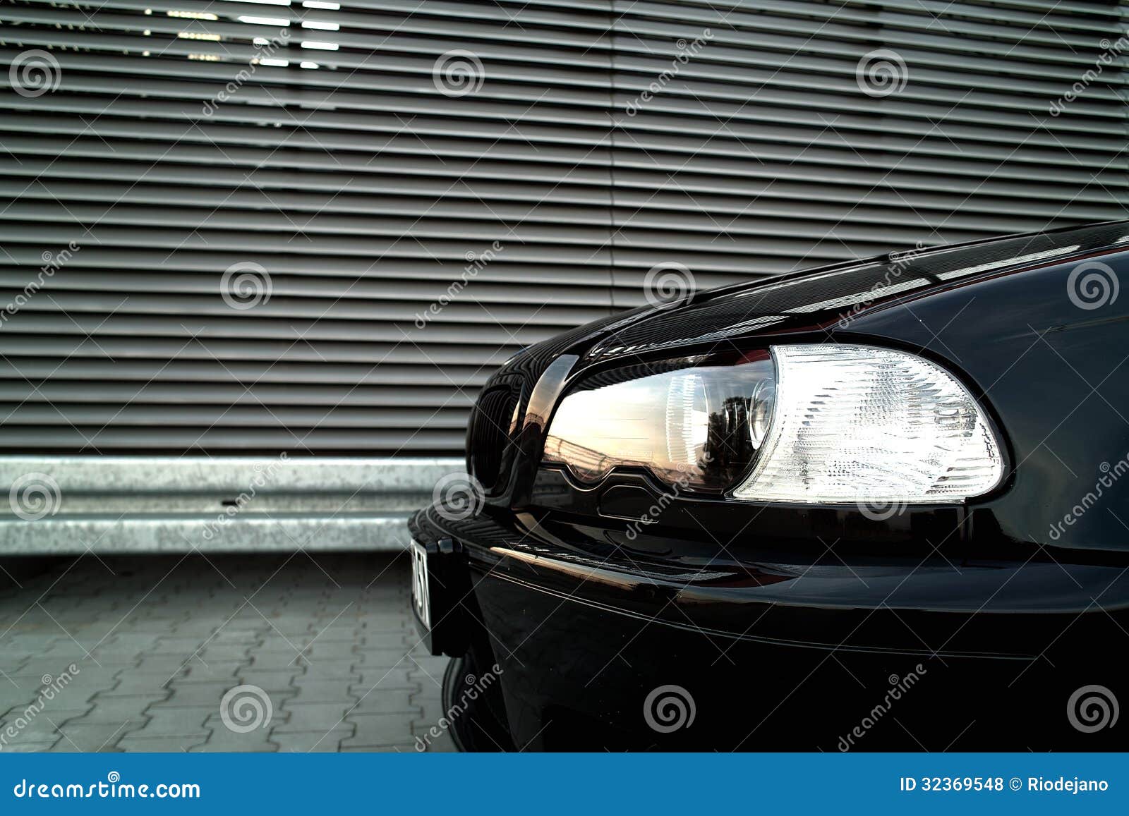 Front lights of a car stock photo. Image of closeup, sport - 32369548
