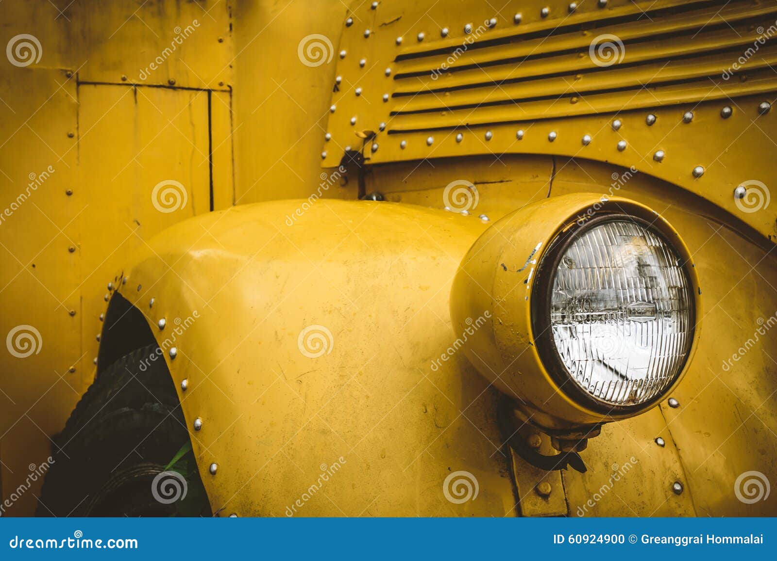 Front lights of school bus stock photo. Image of deliver - 60924900